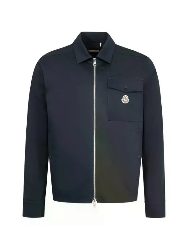 Moncler Patch-pocket Zip Shirt Jacket
