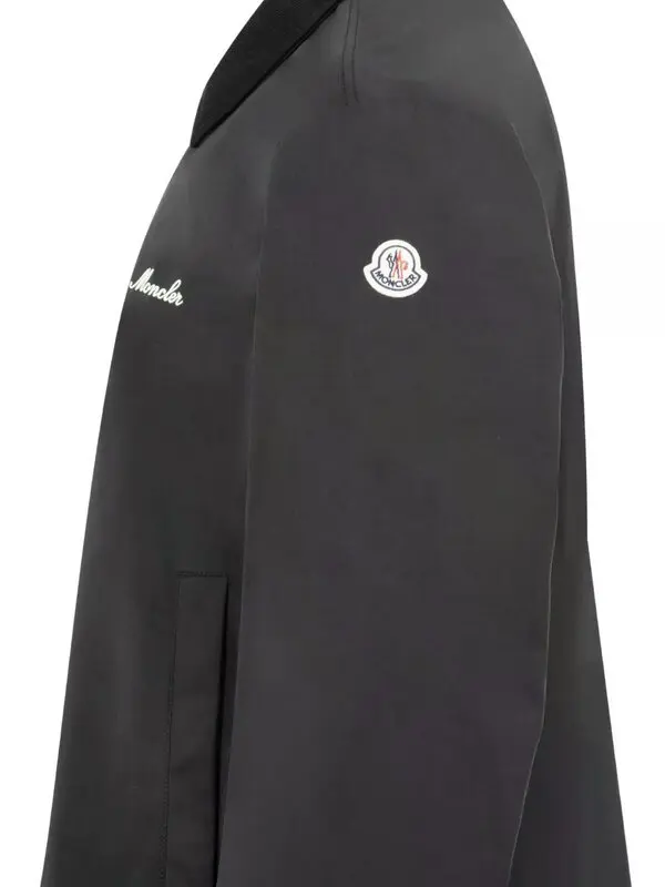 Moncler Arinell Logo Shirt Jacket - Black