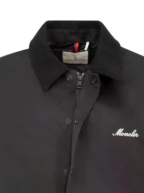Moncler Arinell Logo Shirt Jacket - Black