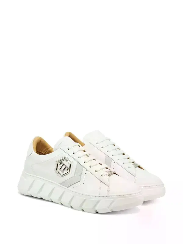 Philipp Plein Logo Appliqué Sneakers