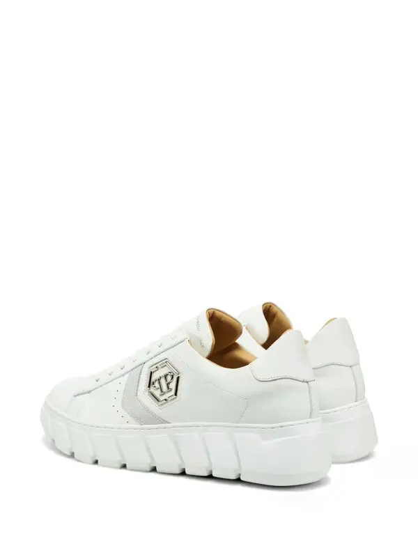 Philipp Plein Logo Appliqué Sneakers