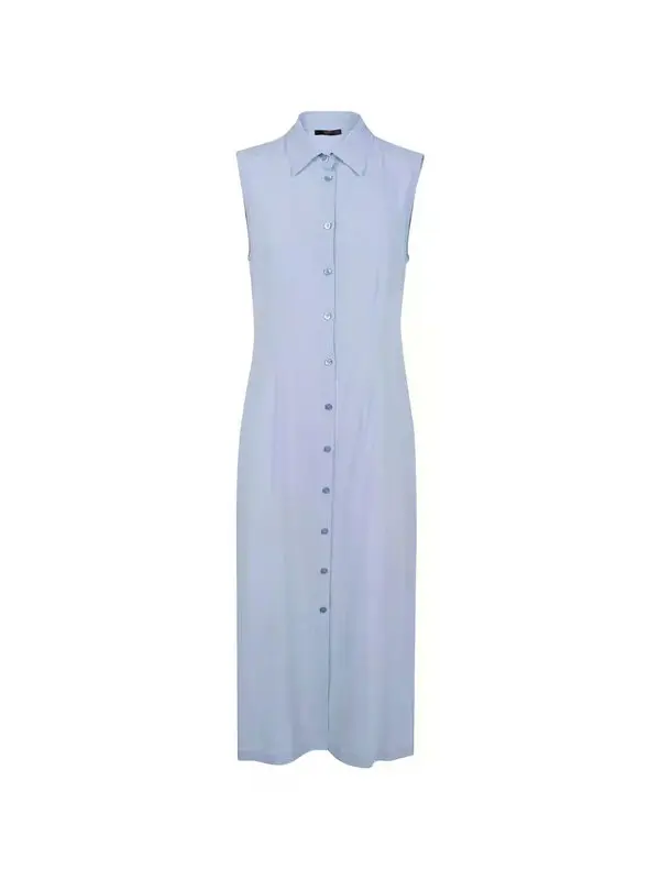 Seventy Buttoned Collared Midi Dress