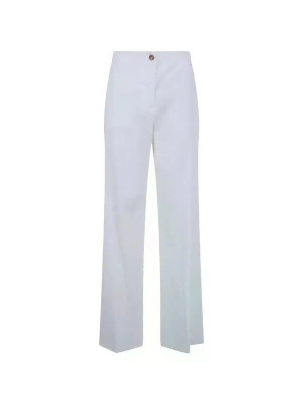 Seventy Buttoned Trousers - White