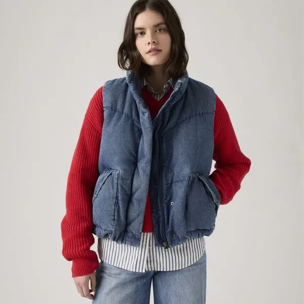 LEVI'S Western Bubble Vest - City Worn