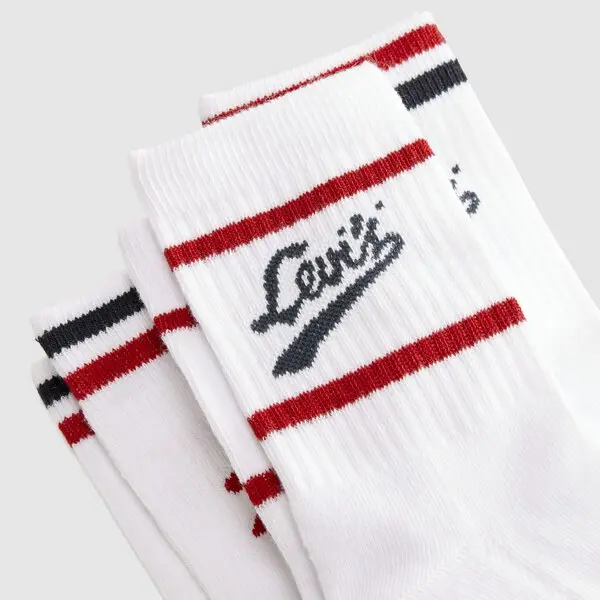 LEVI'S Collegiate Logo Short Cut Socks