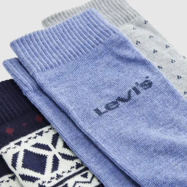 LEVI'S Regular Cut Fair Isle Socks