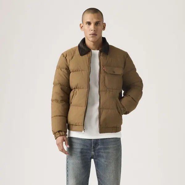 LEVI'S Quilted Depot Jacket With Corduroy Collar