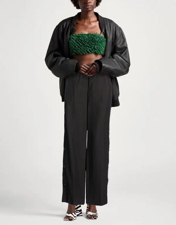 DEPARTMENT 5 Wide-leg Woven Pants - Black