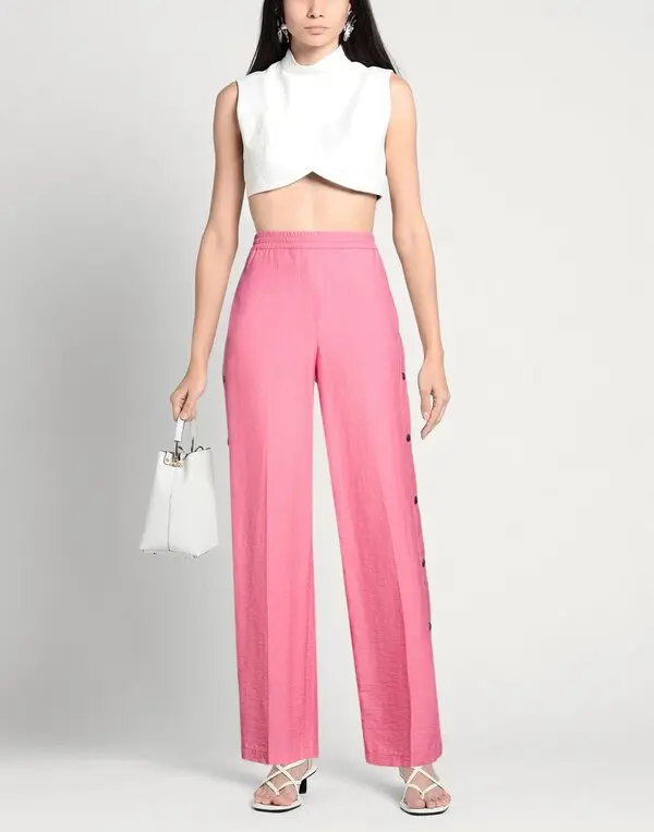 DEPARTMENT 5 Wide-leg Woven Pants - Pink