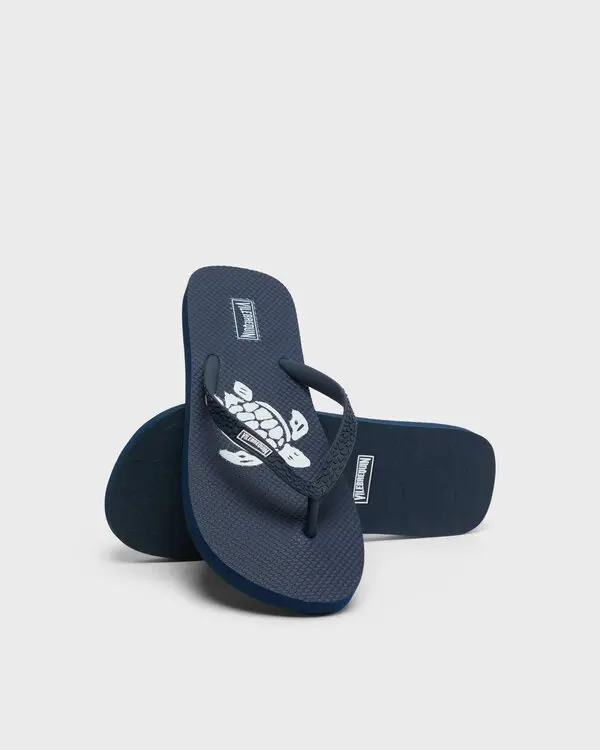 Vilebrequin Turtle Print Flip-flops