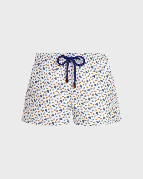 Vilebrequin Micro Ronde Des Tortues Fabya Swim Trunks - White
