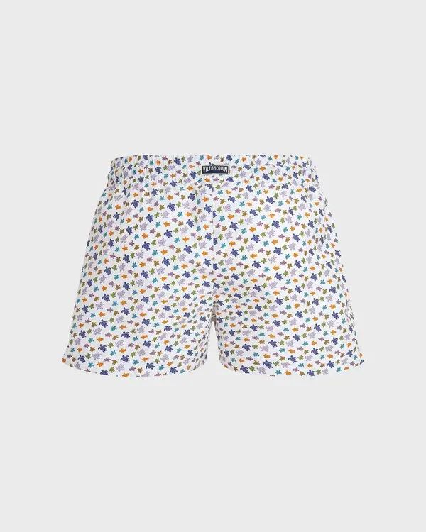 Vilebrequin Micro Ronde Des Tortues Fabya Swim Trunks - White