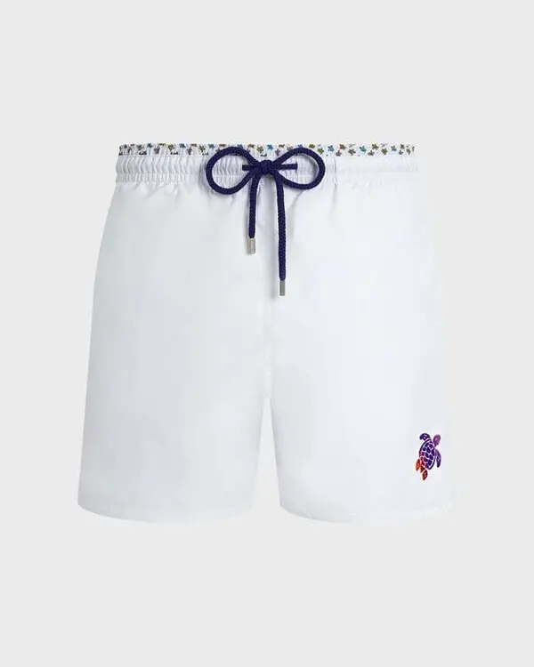 Vilebrequin Bicolor Micro Ronde Des Tortues Swim Shorts