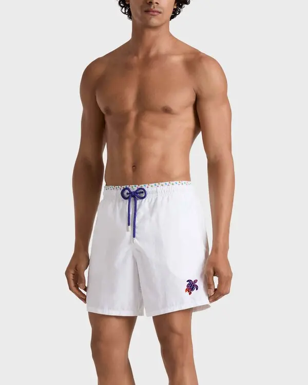Vilebrequin Bicolor Micro Ronde Des Tortues Swim Shorts