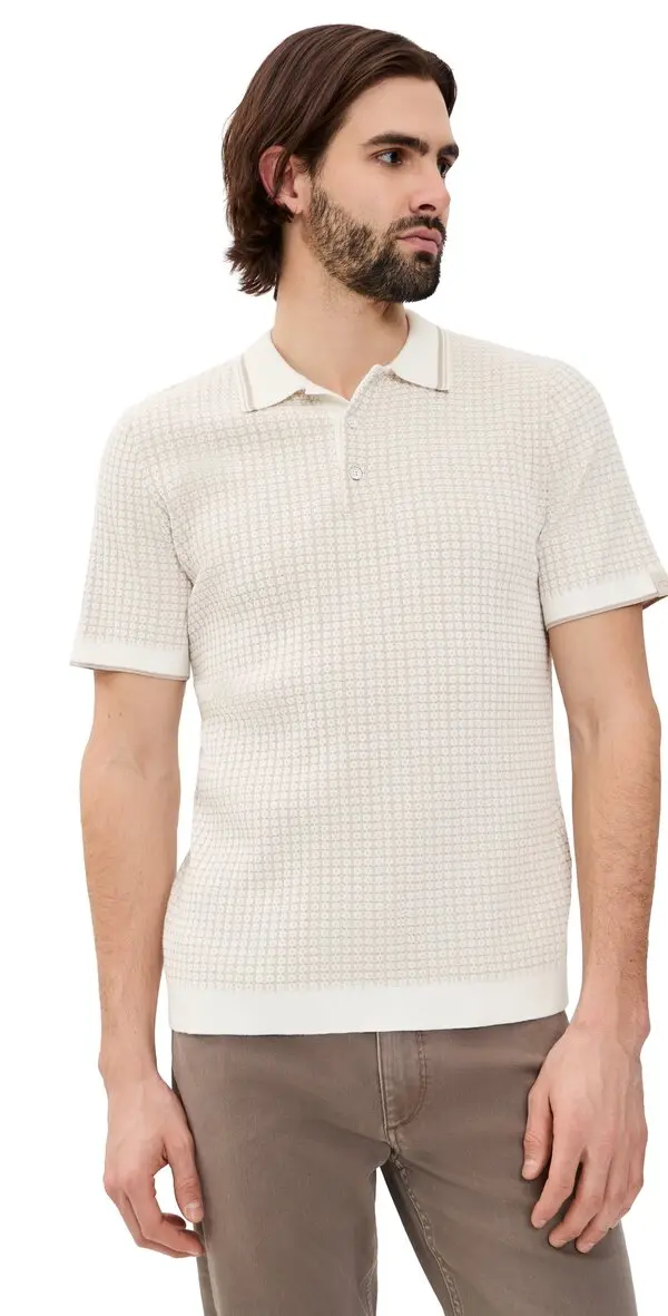 Rag & Bone Harvey Rib Polo