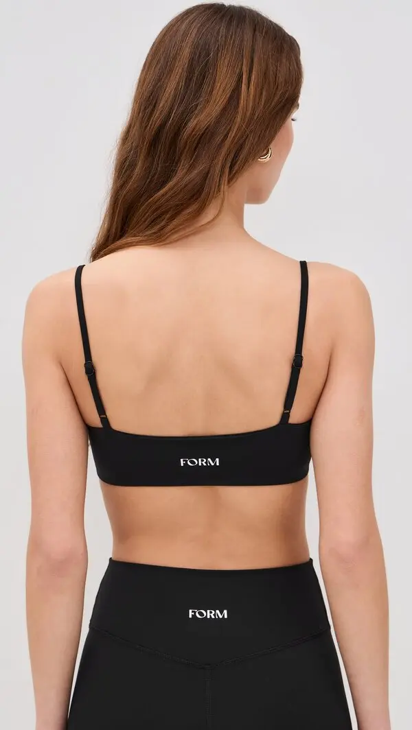 FORM Slim Supporter Bra - Black