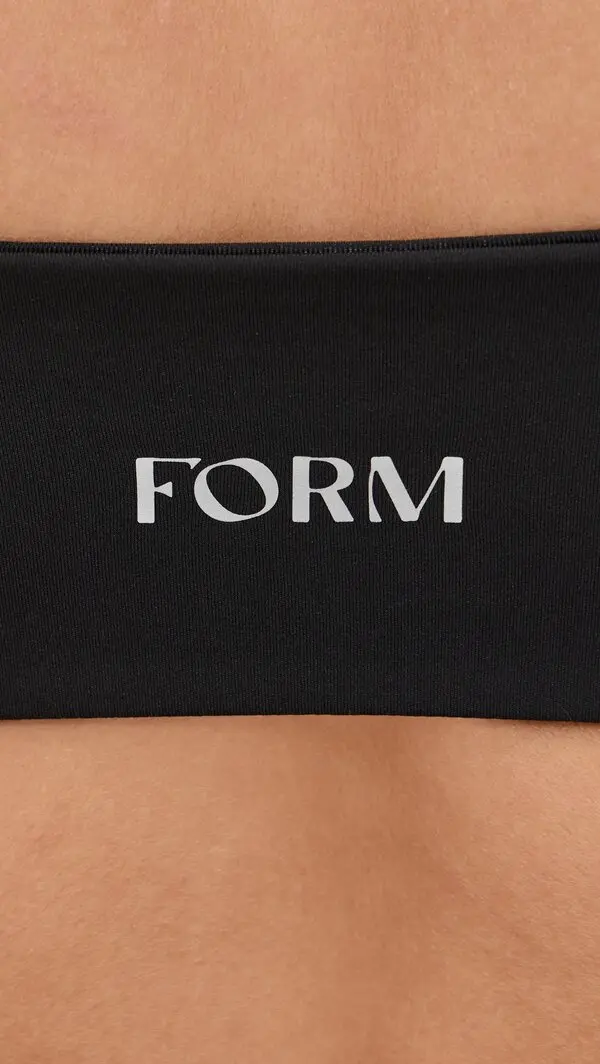 FORM Slim Supporter Bra - Black