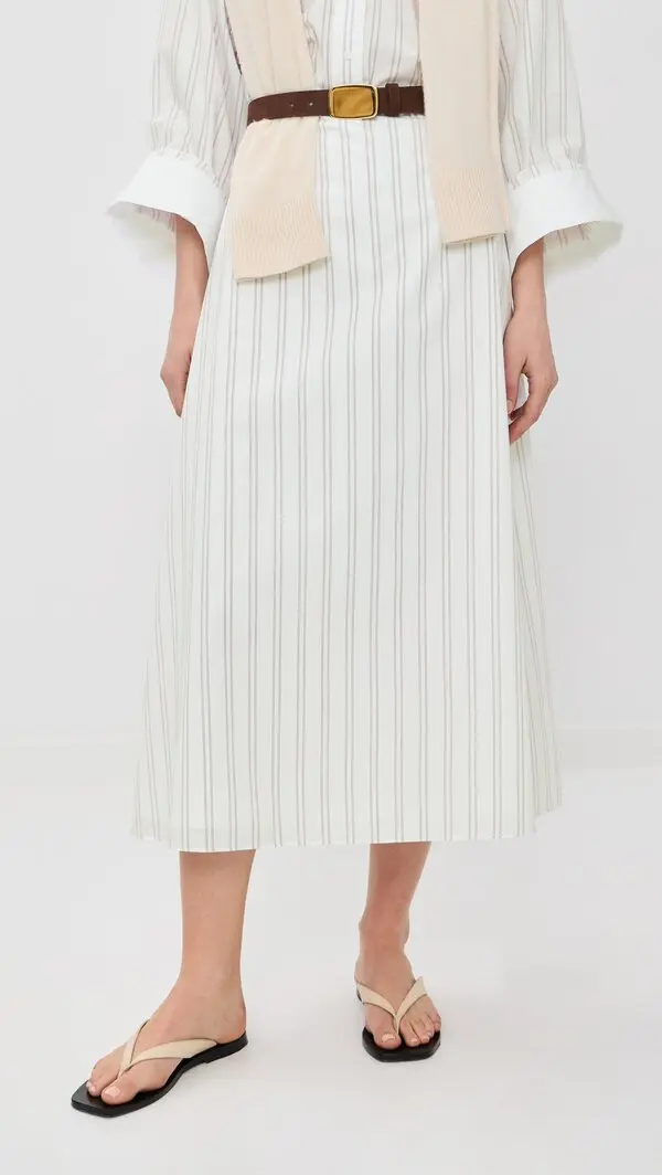 TWP The A Line Cotton Skirt