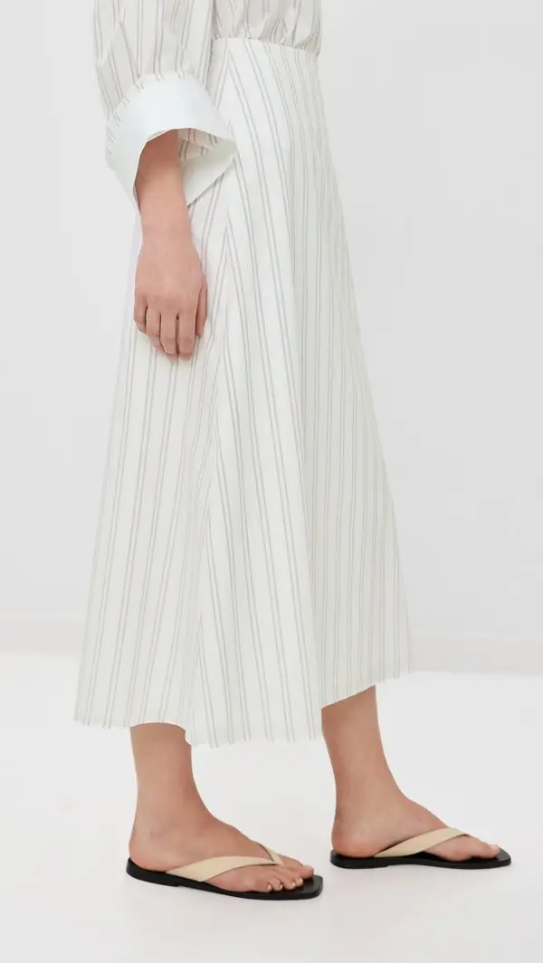 TWP The A Line Cotton Skirt