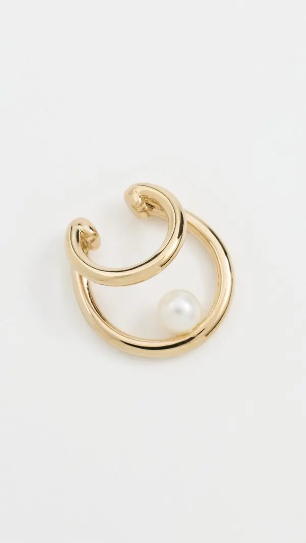 OTIUMBERG Double Pearl Ear Cuff