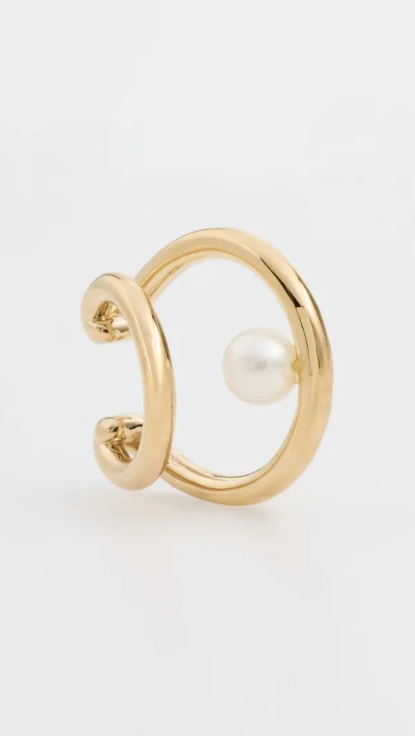 OTIUMBERG Double Pearl Ear Cuff