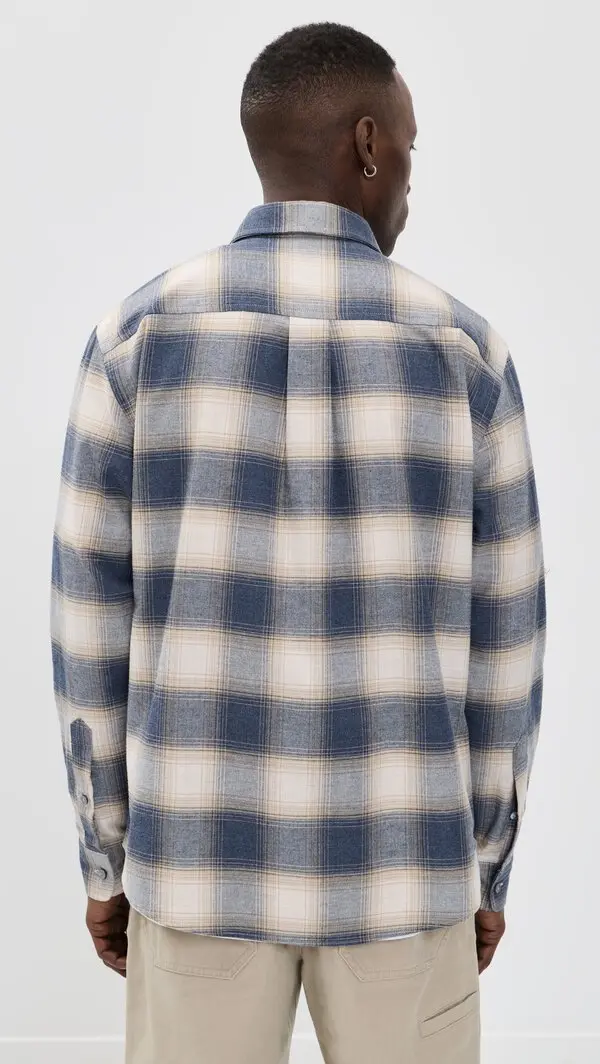 BOSS H-owen Flannel Button Down Shirt
