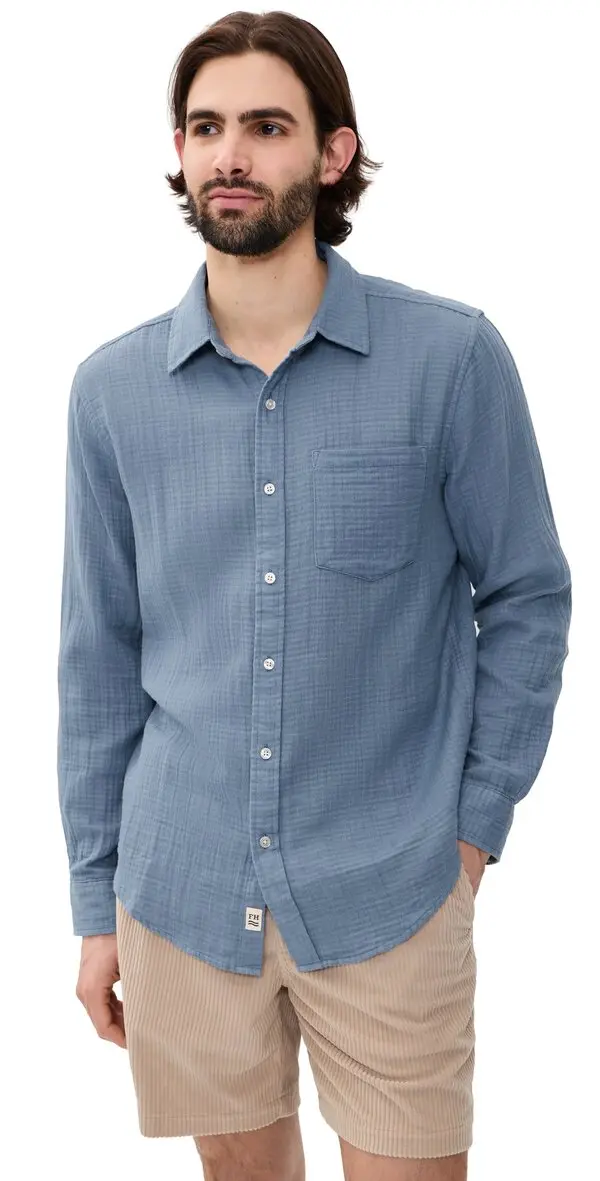 FAIR HARBOR Oceanfront Shirt - Maritime