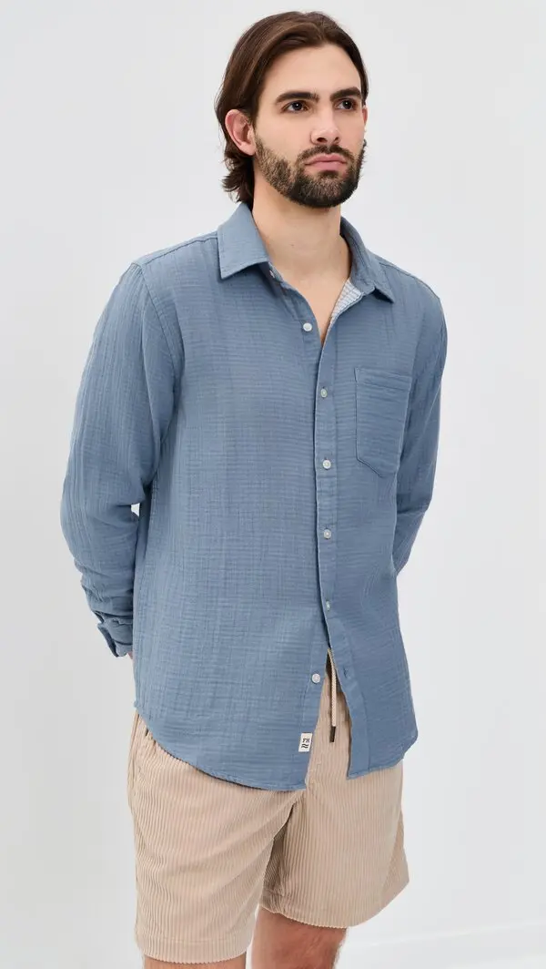 FAIR HARBOR Oceanfront Shirt - Maritime