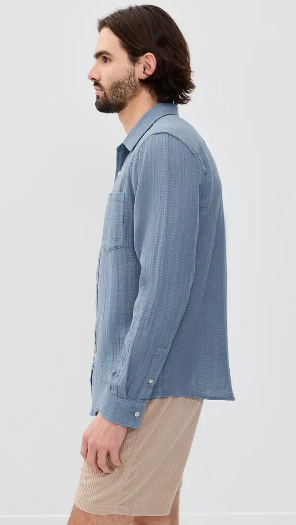 FAIR HARBOR Oceanfront Shirt - Maritime