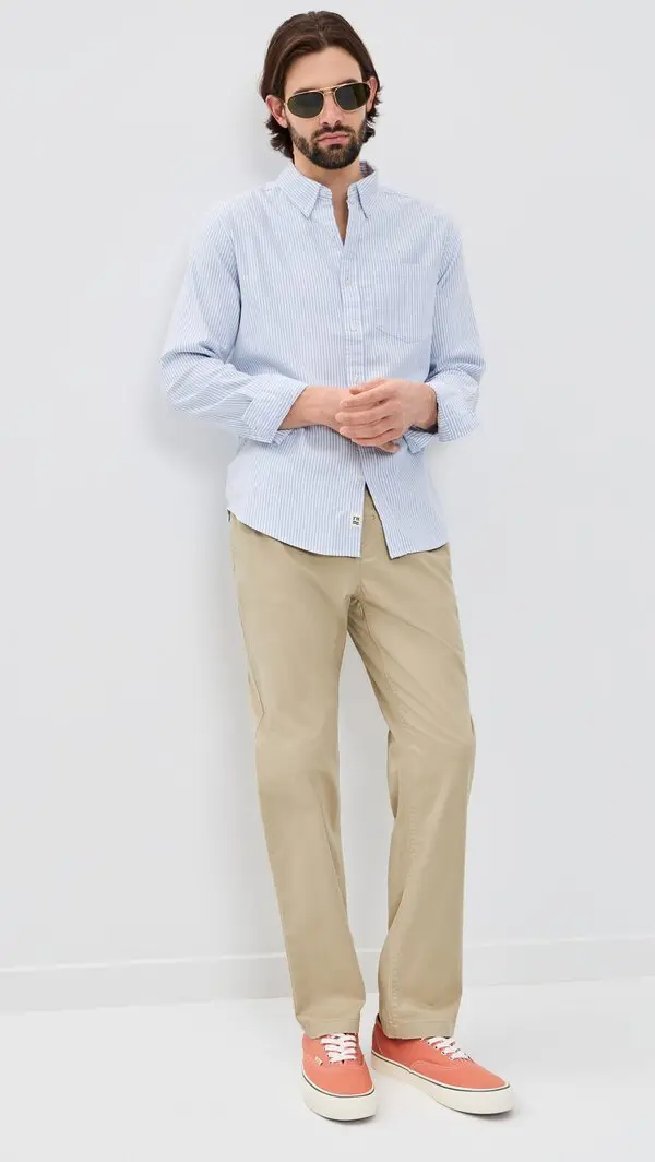 FAIR HARBOR Horizon Pull-on Pants - Khaki
