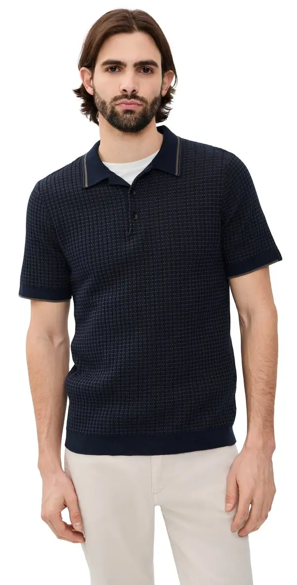 Rag & Bone Harvey Rib Polo