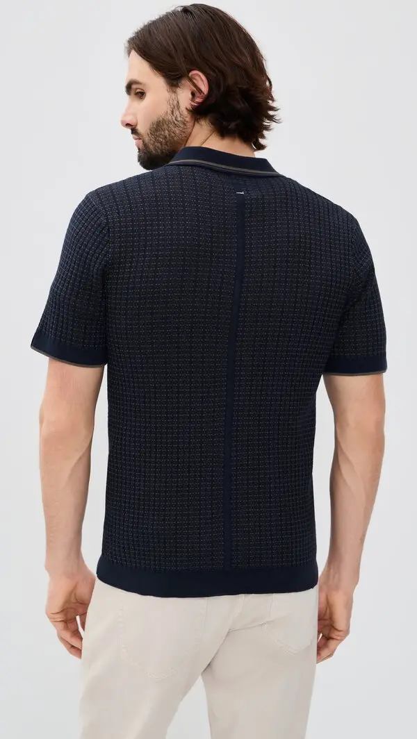 Rag & Bone Harvey Rib Polo