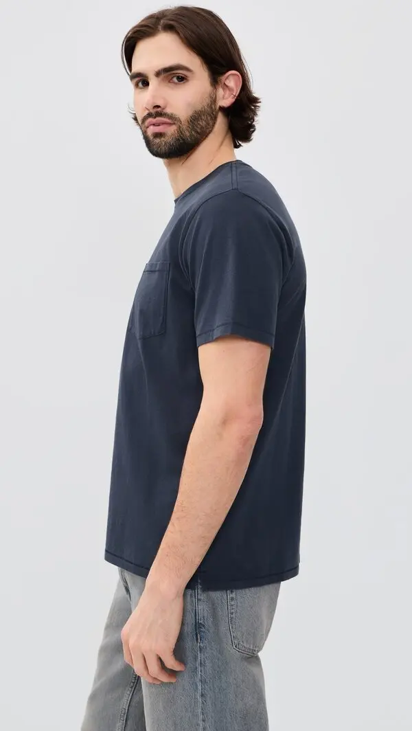 Rag & Bone Garment Dye Classic Pocket Tee