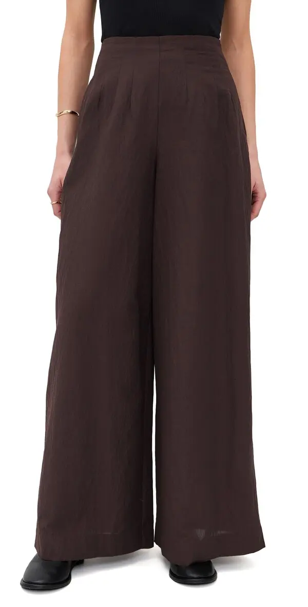 Staud Magpie Wide-leg Pants