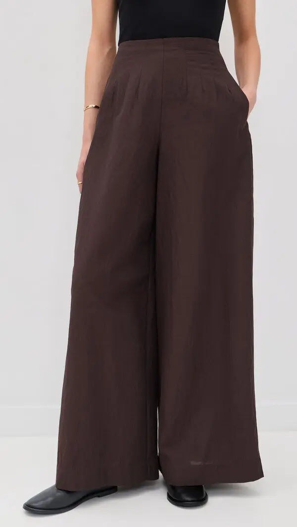Staud Magpie Wide-leg Pants