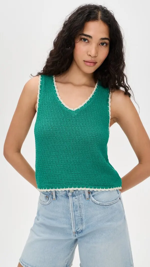 Z Supply Yessenia Whipstitch Tank