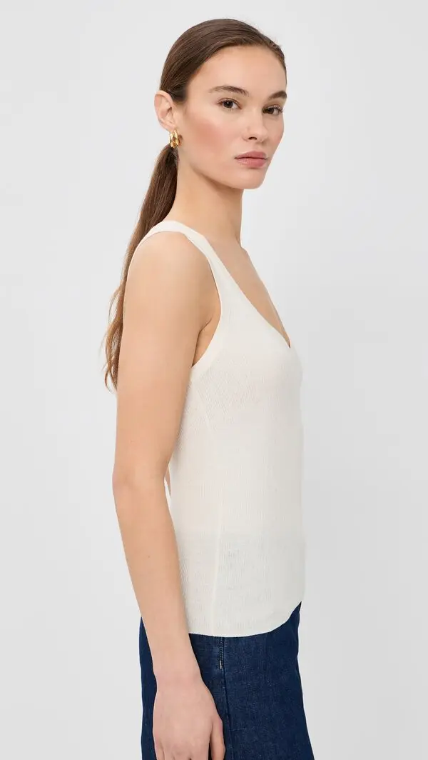 TWP Ribbed Silk Cotton Tank