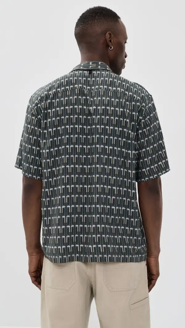 Rag & Bone Avery Short Sleeves Printed Shirt
