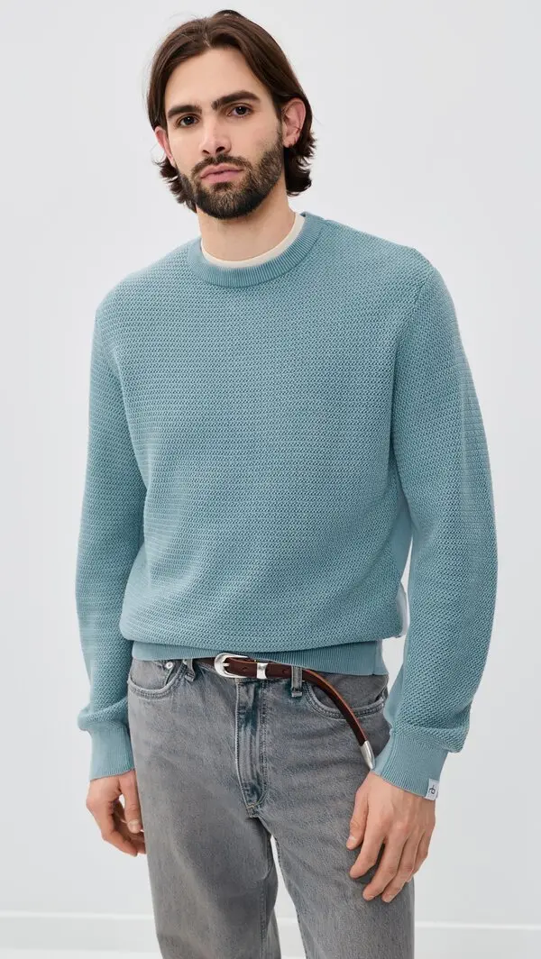 Rag & Bone Caden Washed Crew Sweater