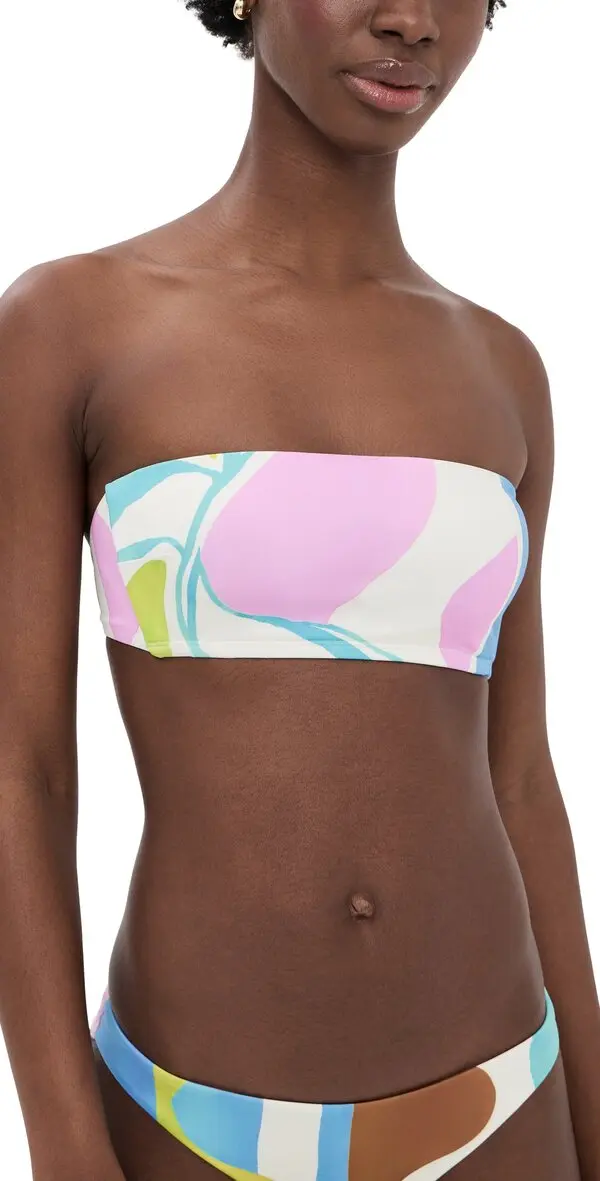 VITAMIN A Nala Bandeau - Coast Colorblock