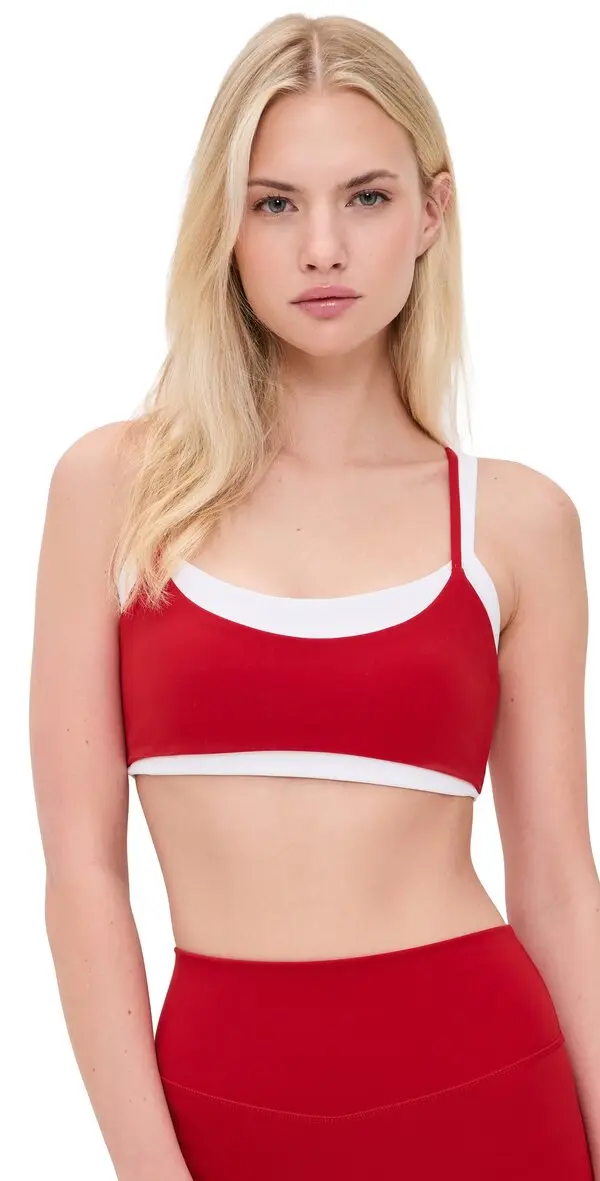 FORM Layered Bra - Cherry