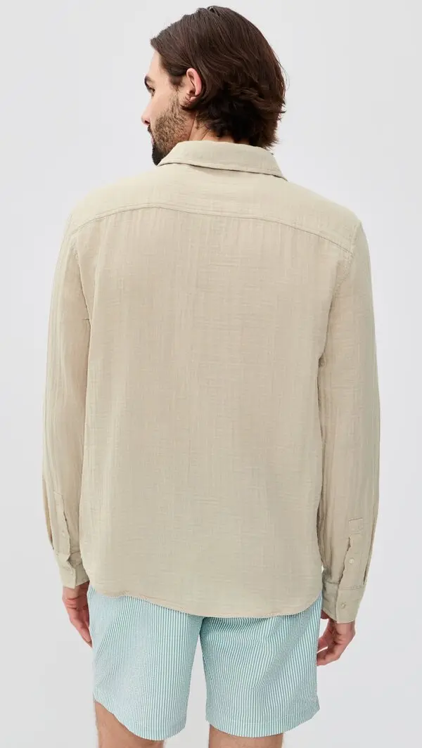 FAIR HARBOR Oceanfront Shirt - Shell