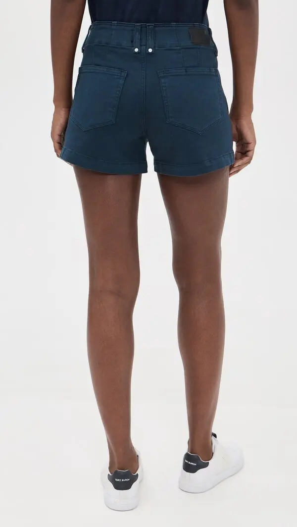 Paige Olivia Cargo Shorts - Vintage Navy Seascape