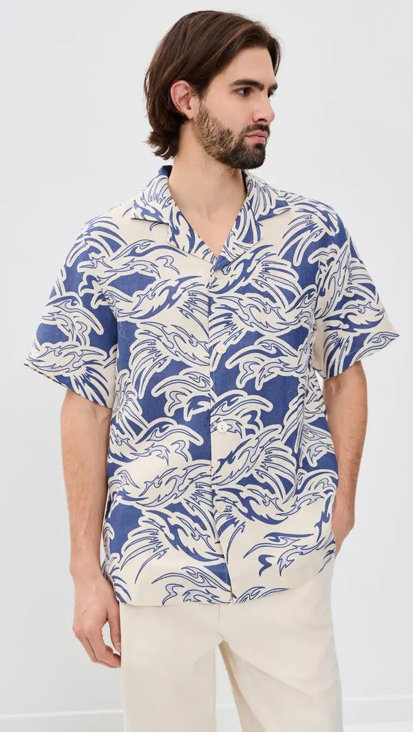 Oas Rogue Cuba Shirt - Blue