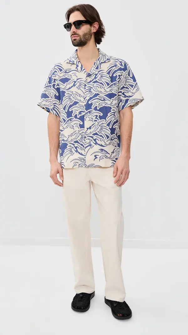 Oas Rogue Cuba Shirt - Blue