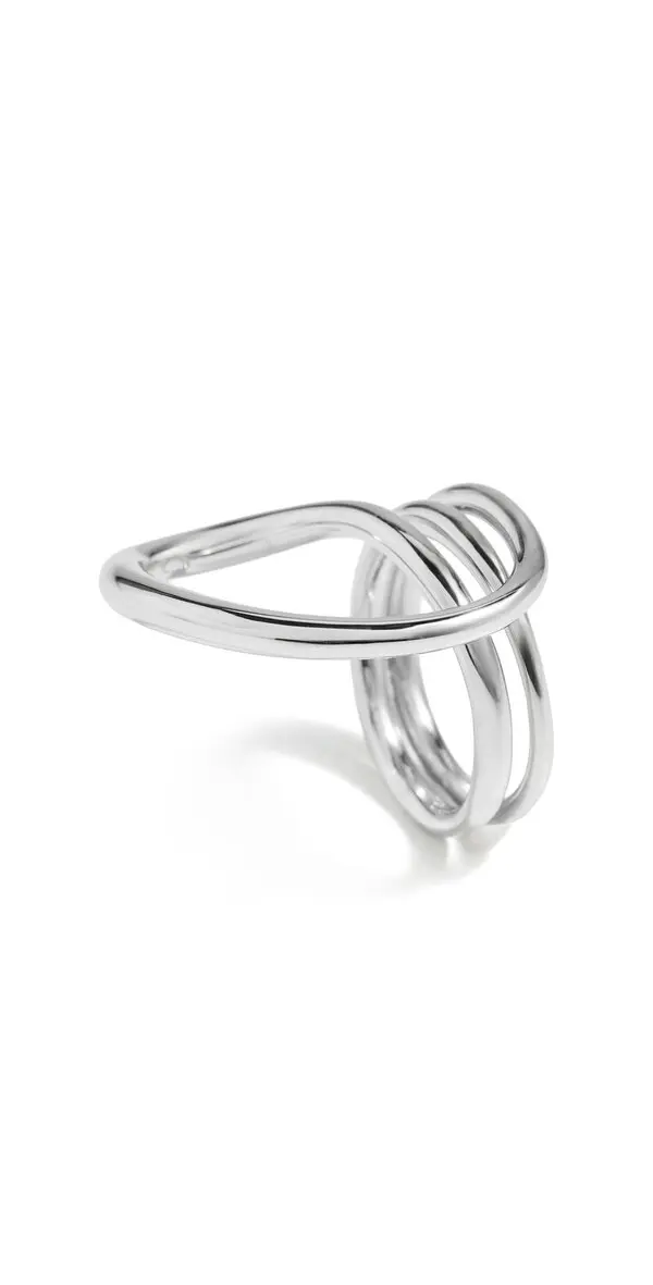 Charlotte Chesnais Round Trip Ring - Silver