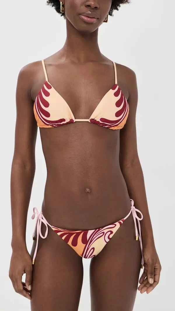 Farm Rio Arabesc Soft Triangle Bikini Top