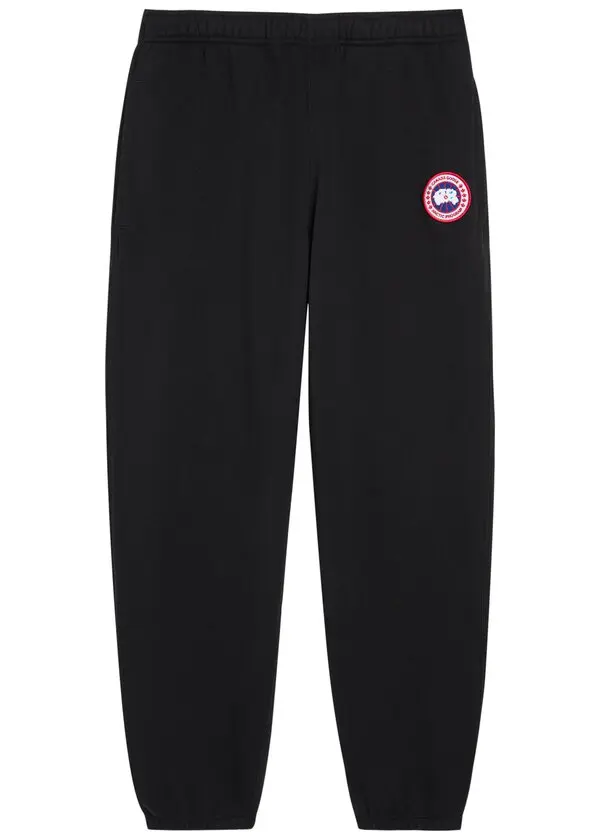 Canada Goose Rover Logo Cotton Sweatpants - Black
