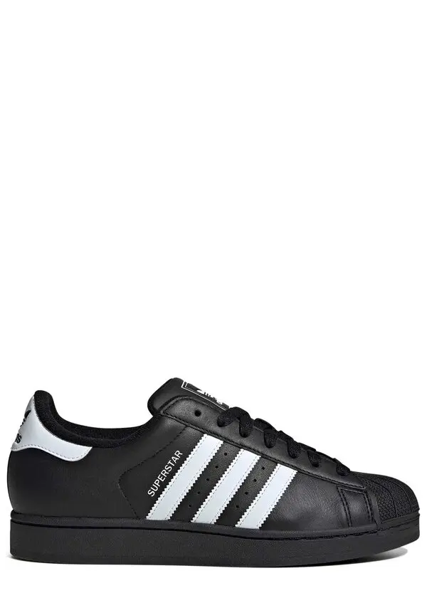 Adidas Superstar Ii Leather Sneakers - Black