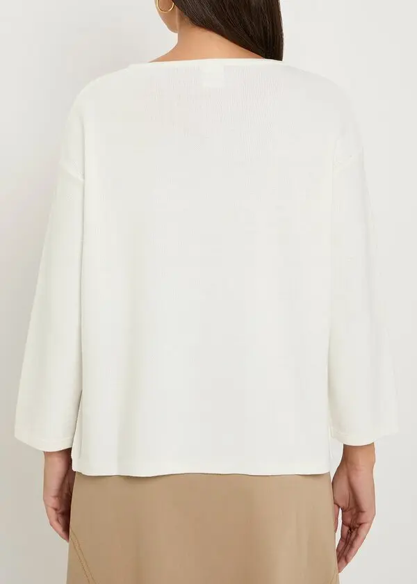 Max Mara Locusta Stretch-cotton Jumper - White